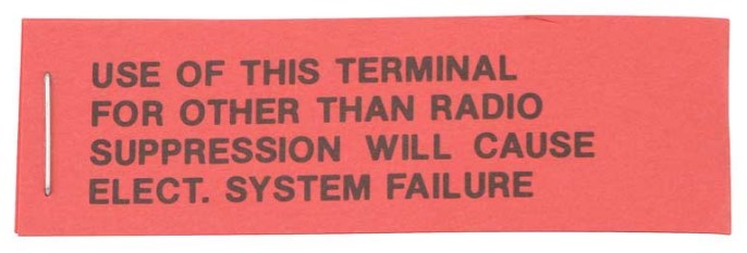 Disc Brake Tag 65 - Mustang Centre