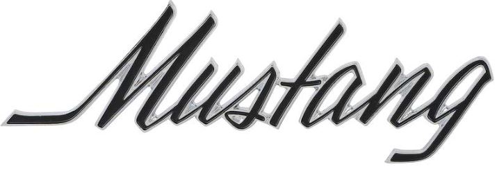 'Mustang' Script Fender Emblem 69/73 - Mustang Centre