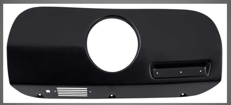 Dash Panel Assembly Steel with Knee Pad Holes 67/68 - Mustang Centre