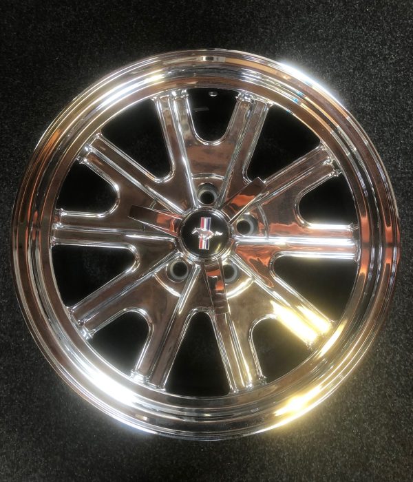 Eleanor Style Wheels 17 x 8 Charcoal Yr 65/73 (2) wheels in size 17x8 ...